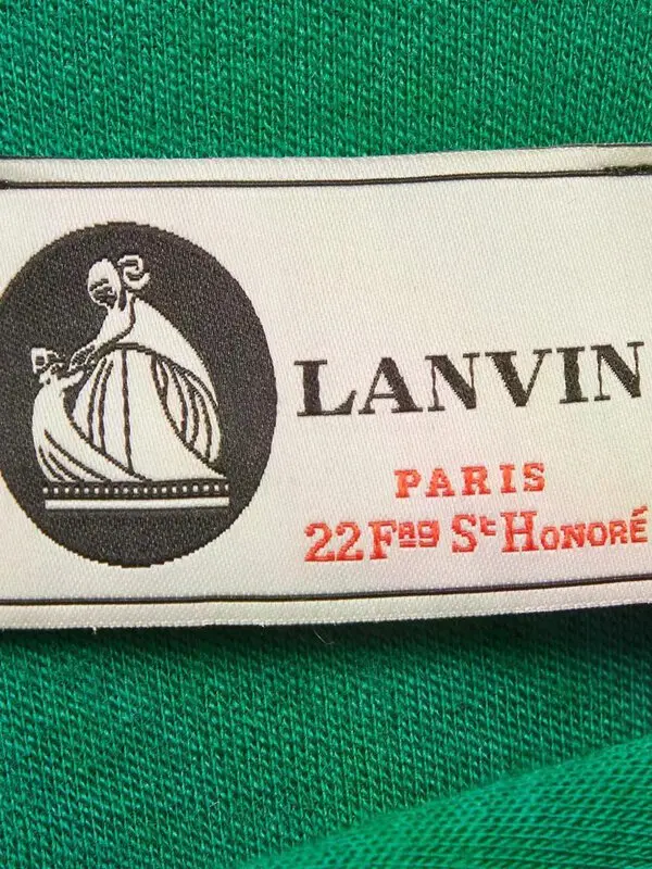 LANVIN Long-sleeved Draped Mini Dress