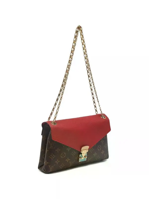 LOUIS VUITTON Pallas Monogram Chain Shoulder Bag - Brown
