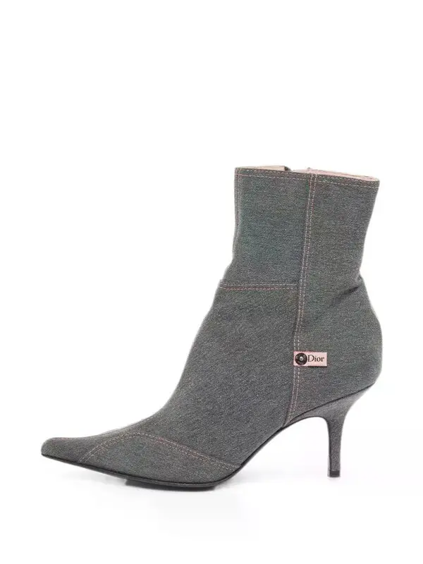Dior Pointed-toe Heeled Ankle Boots
