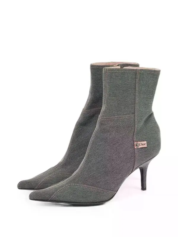 Dior Pointed-toe Heeled Ankle Boots