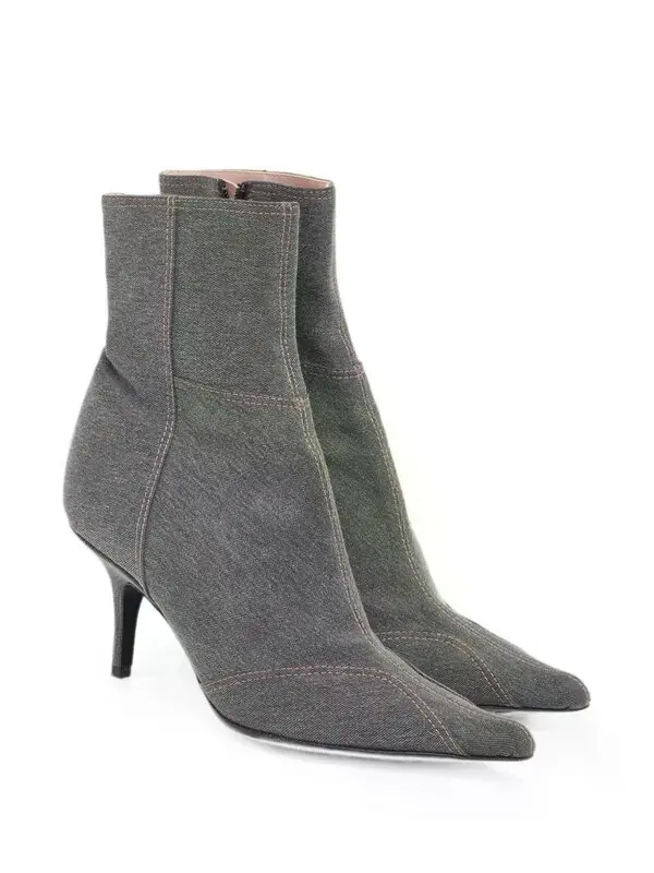 Dior Pointed-toe Heeled Ankle Boots