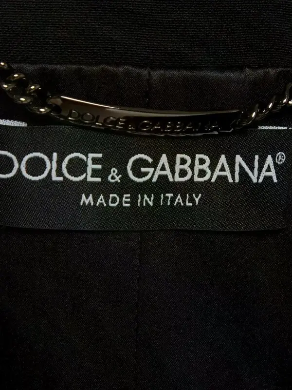 Dolce & Gabbana Beaded Belted Coat