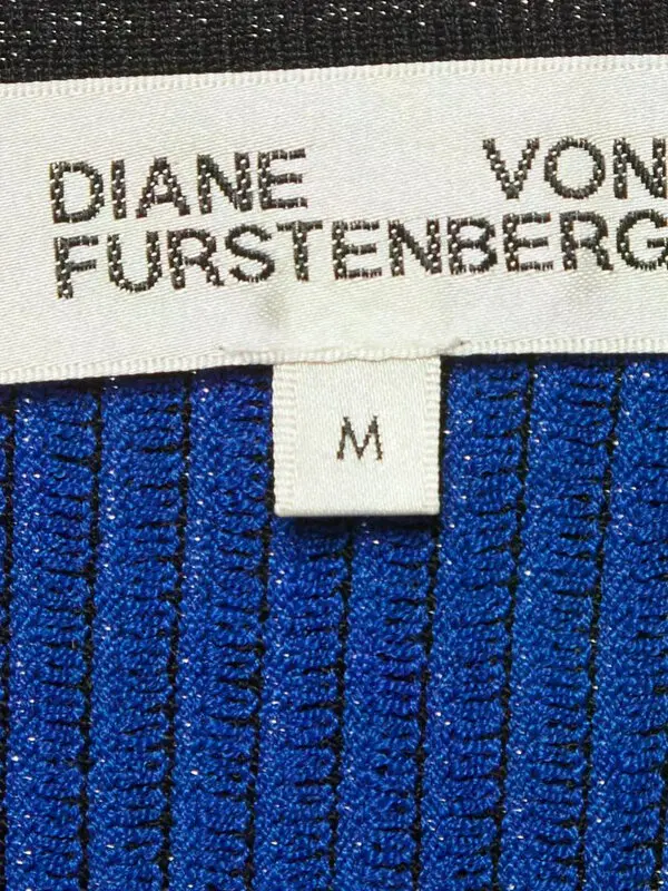 Diane Von Furstenberg Striped-pattern Wrap Top