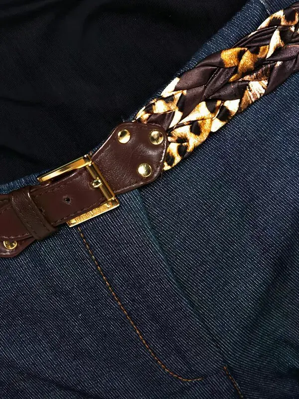 Roberto Cavalli Leopard-print Trim Trousers