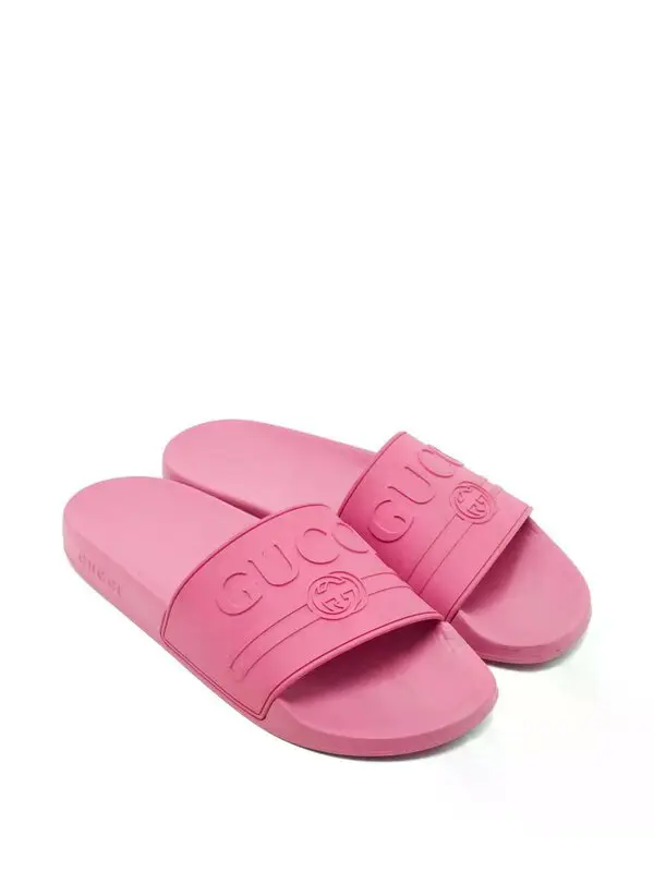 Gucci Logo-embossed Pool Slides