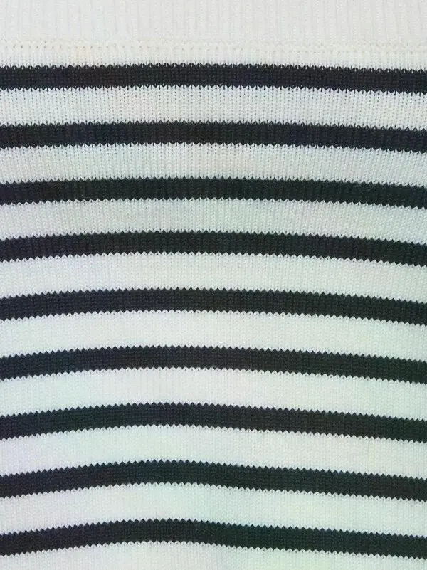Celine Striped Strapless Tube Top