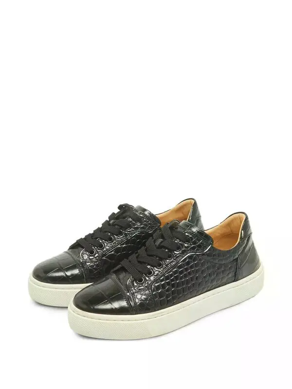 CHRISTIAN LOUBOUTIN Vierissima Croc-embossed Sneakers
