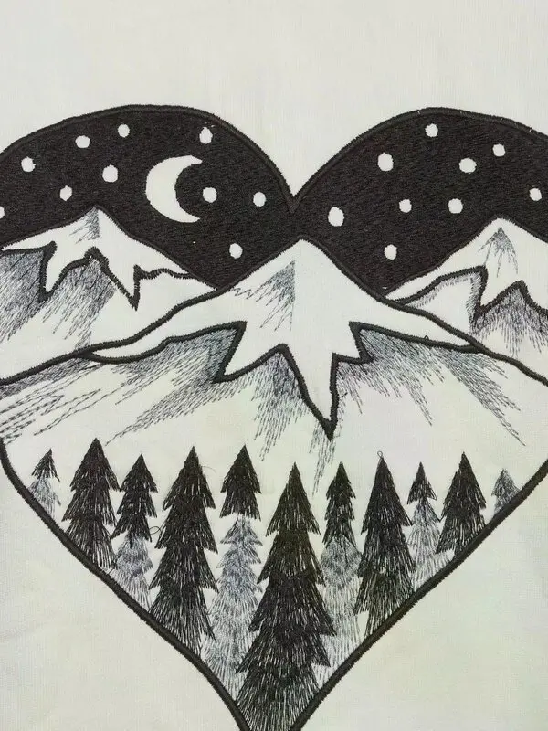 Moncler Embroidered Long Sleeve Hoodie