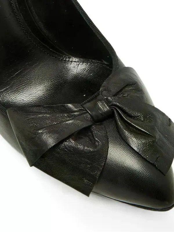 Bottega Veneta Bow-detail Leather Pumps