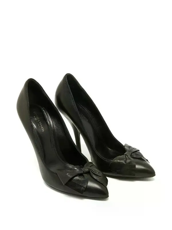 Bottega Veneta Bow-detail Leather Pumps