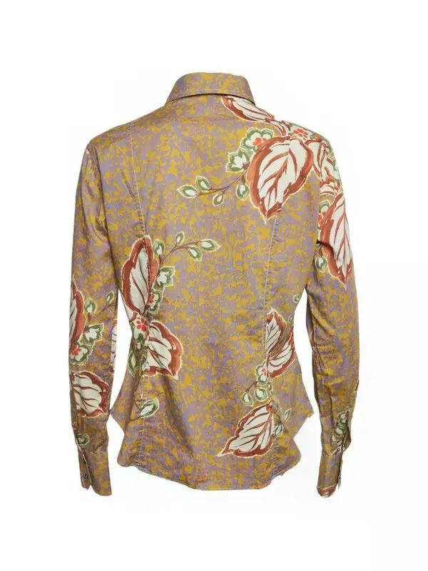 Etro Floral-print Long-sleeve Shirt
