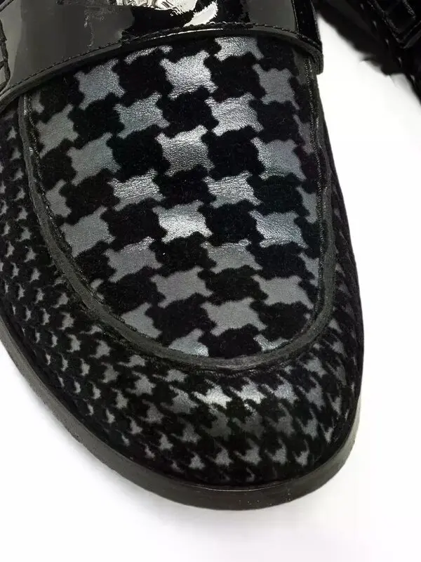 JIMMY CHOO Patent-leather Penny Loafers