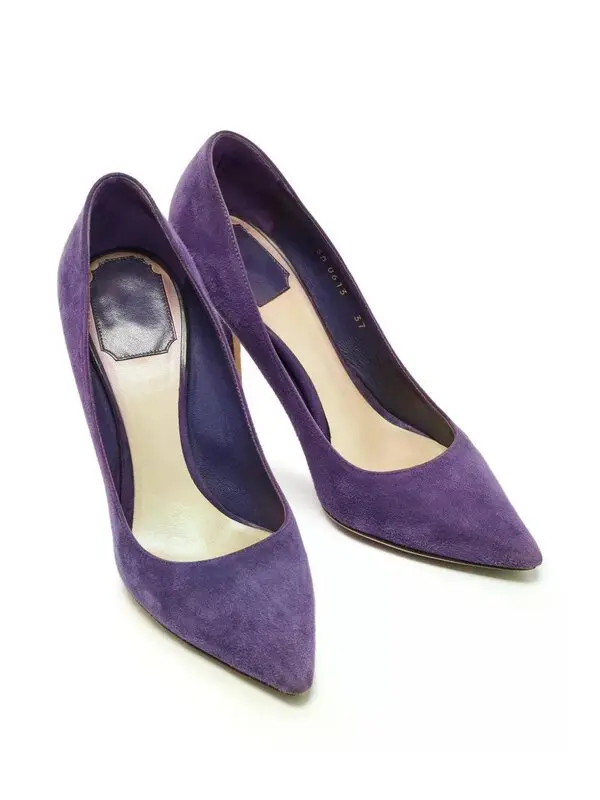 Dior Cherie Pointed-toe Pumps - Purple