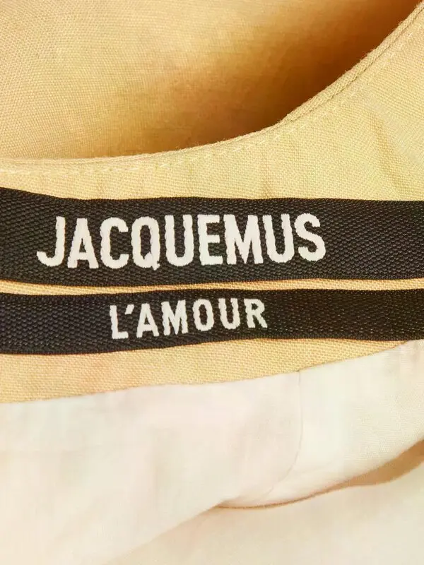 Jacquemus L'amour Backless Mini Dress