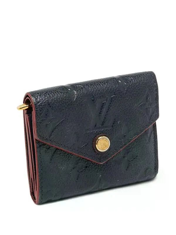 LOUIS VUITTON 2020 Zoe Tri-fold Leather Wallet
