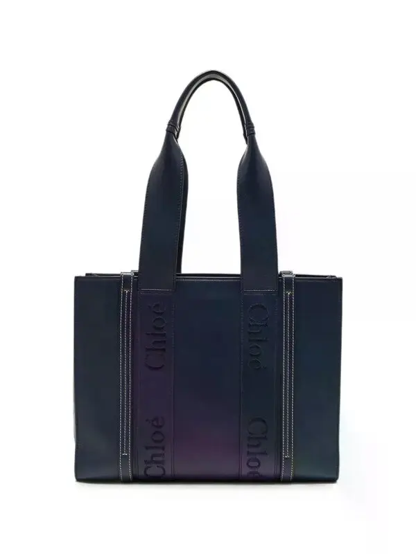 Chloé Medium Woody Tote Bag - Blue