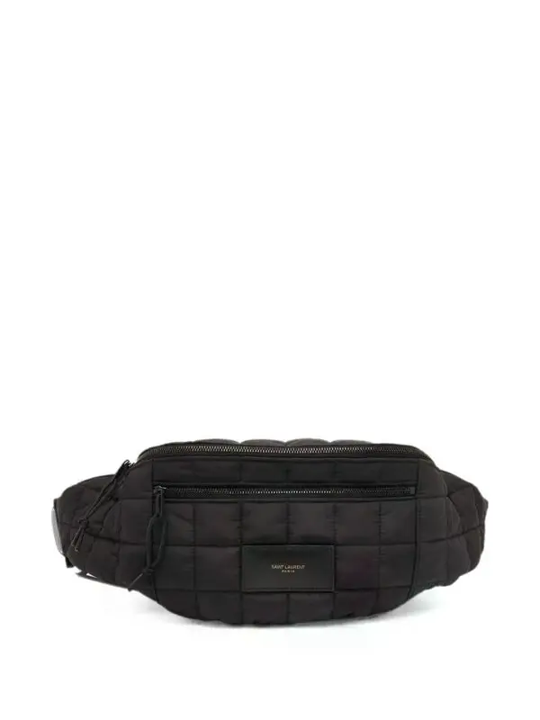 Saint Laurent Quilted Belt Bag - Black