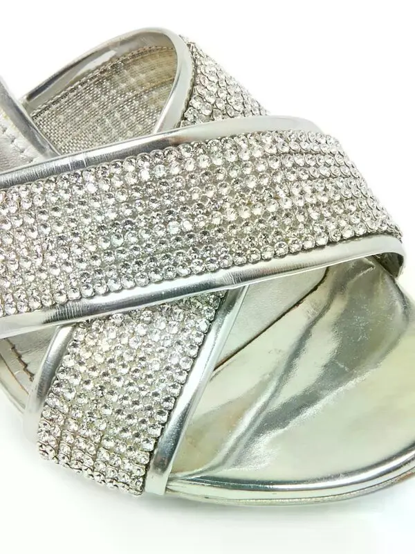 Dolce & Gabbana Crystal-embellished Criss-cross Sandals