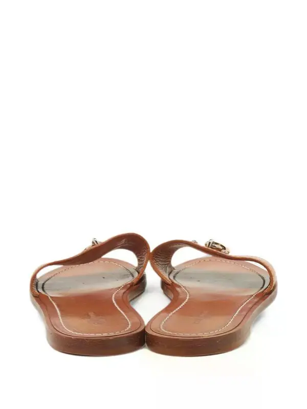 LOUIS VUITTON Lock It Padlock Sandals