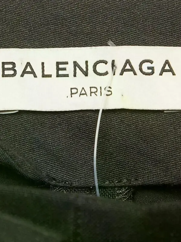 Balenciaga Origami Draped Wool Shorts
