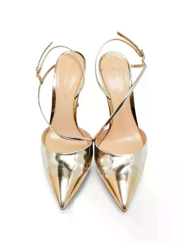 GIANVITO ROSSI Pointed-toe Slingback-strap Pumps