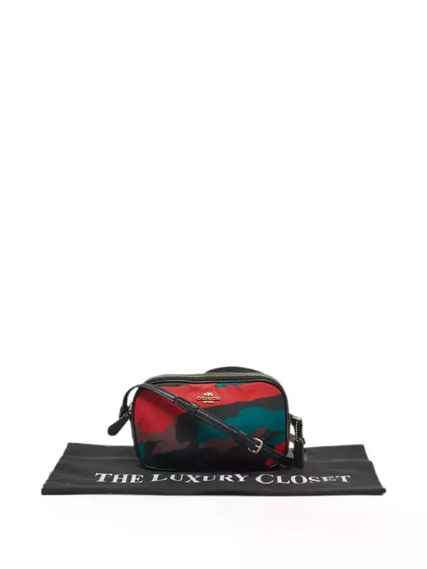 COACH Camo-print Double-zip Cross Body Bag