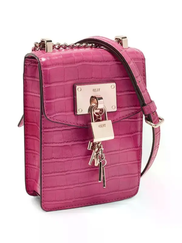 Dkny 2022 Elissa Croc-embossed Cross Body Bag
