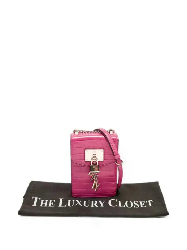 Dkny 2022 Elissa Croc-embossed Cross Body Bag