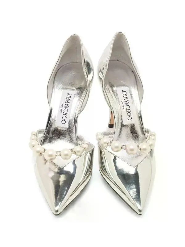JIMMY CHOO Aurelie Pearl-detail Pumps