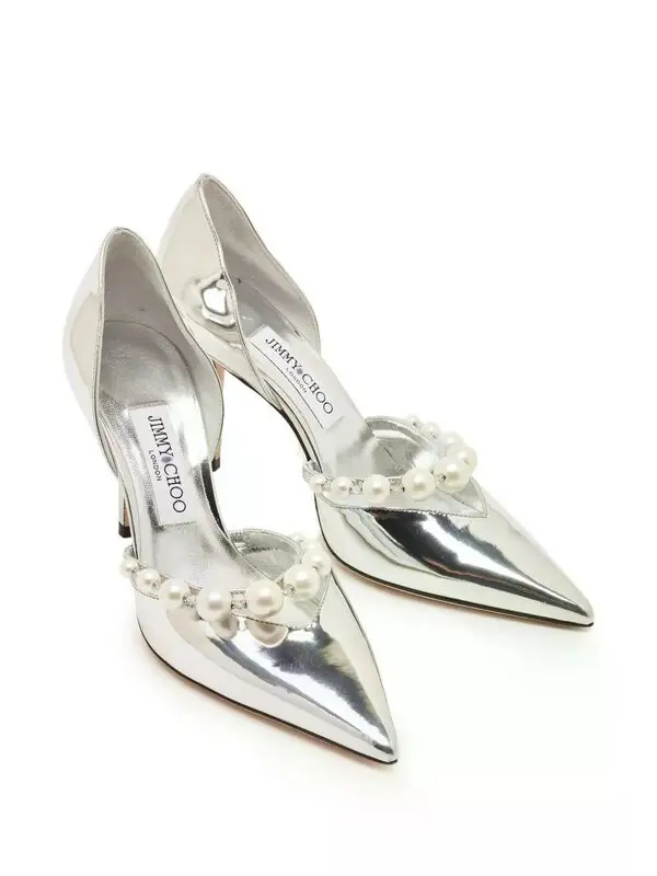 JIMMY CHOO Aurelie Pearl-detail Pumps