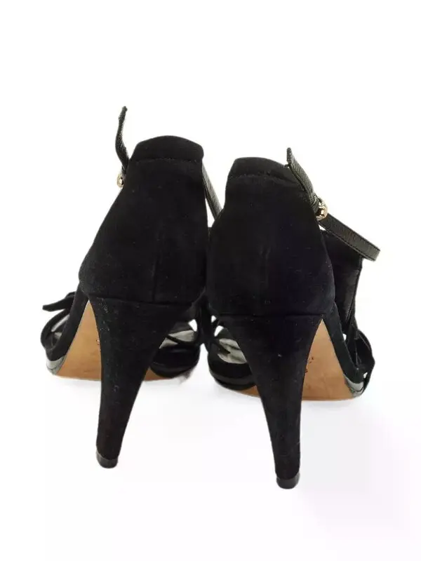 Gucci Fringe Bow Sandals