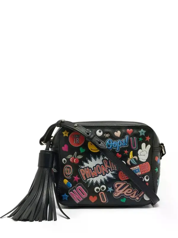 ANYA HINDMARCH Leather Shoulder Bag - Black