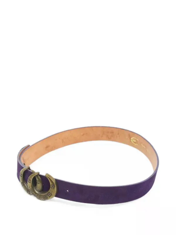 Roberto Cavalli Crescent-buckle Belt