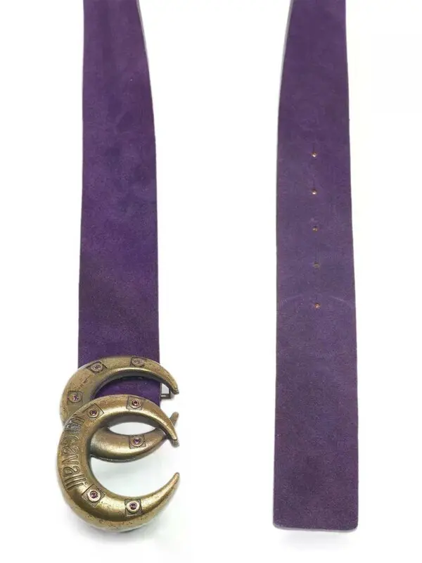 Roberto Cavalli Crescent-buckle Belt