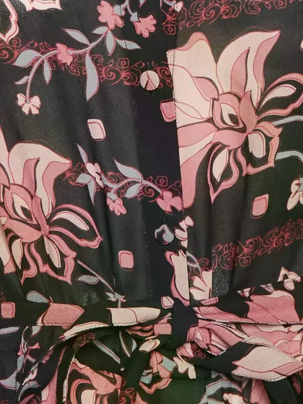 Gucci Floral-print Belted Maxi Dress