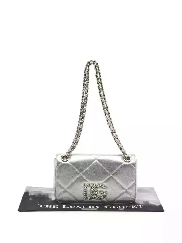 Dolce & Gabbana Dg Logo Quilted Shoulder Bag