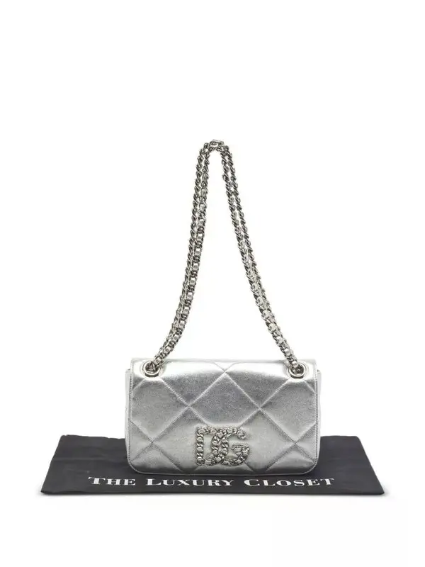 Dolce & Gabbana Dg Logo Quilted Shoulder Bag