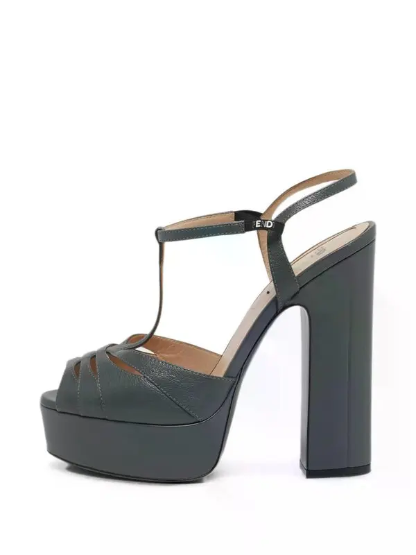 Fendi Platform T-strap Sandals