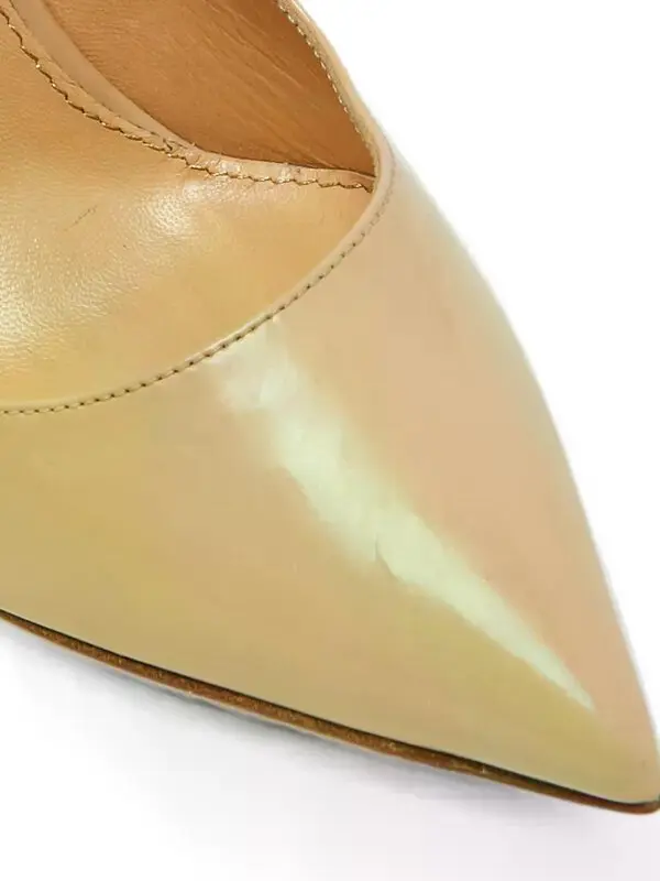 GIANVITO ROSSI Pointed-toe Leather Pumps