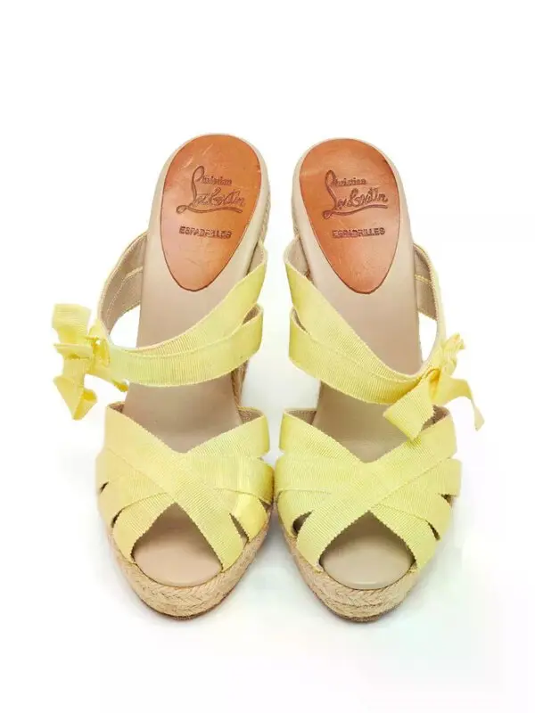 CHRISTIAN LOUBOUTIN Delfin Wedge Sandals