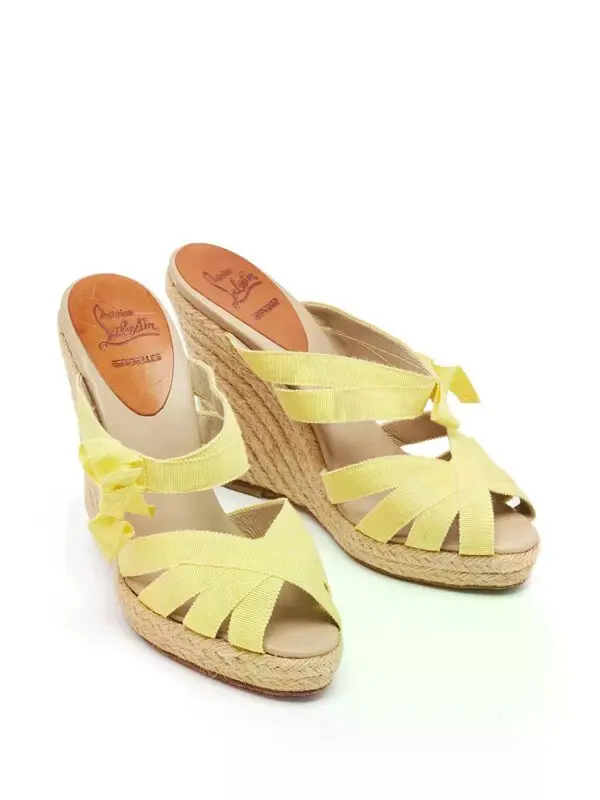 CHRISTIAN LOUBOUTIN Delfin Wedge Sandals