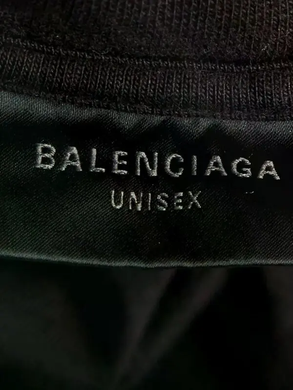 Balenciaga Logo-embroidered Crew-neck T-shirt
