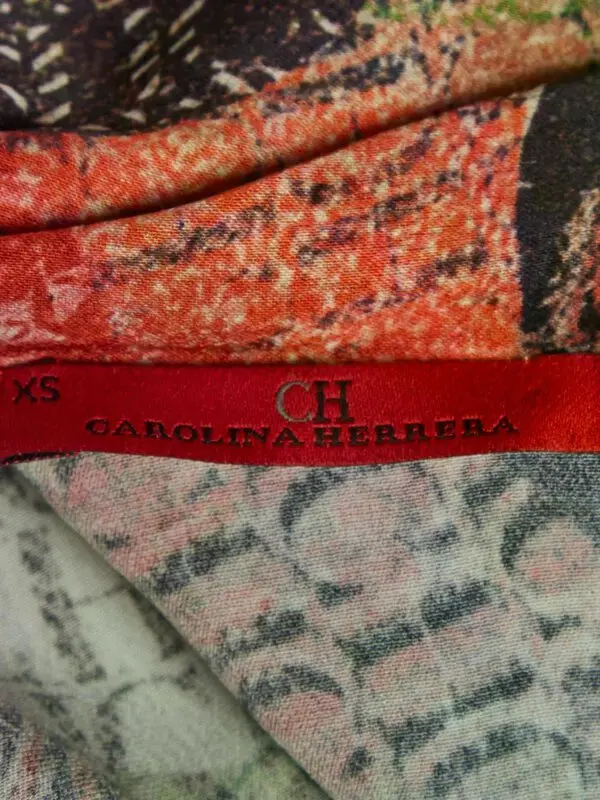Carolina Herrera Logo-print Midi Dress