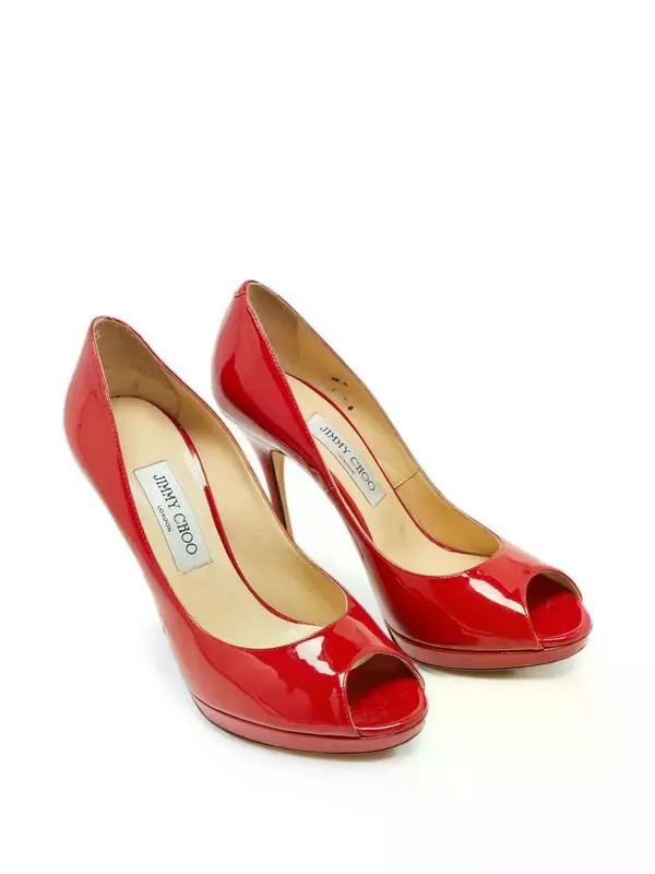JIMMY CHOO Luna Peep-toe Pumps