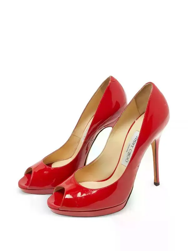 JIMMY CHOO Luna Peep-toe Pumps