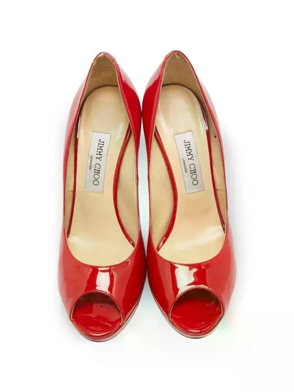 JIMMY CHOO Luna Peep-toe Pumps
