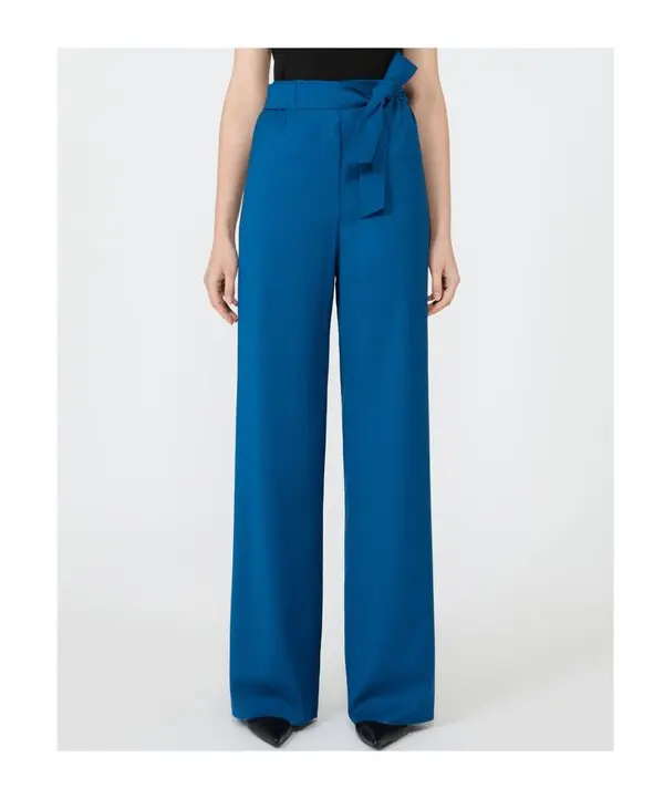 Max Mara Wool Trousers With Belt