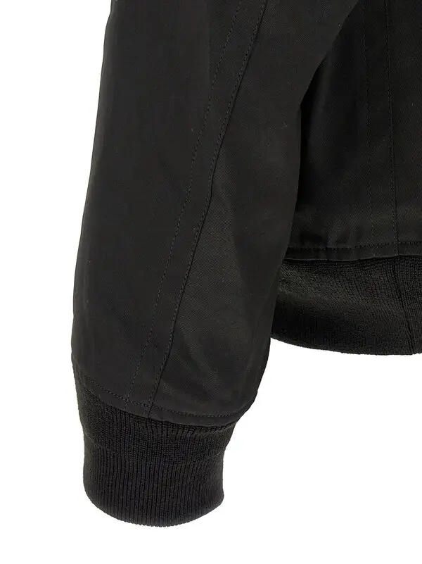 Sacai Long-sleeved Zip-up Jacket With Multiple Pockets