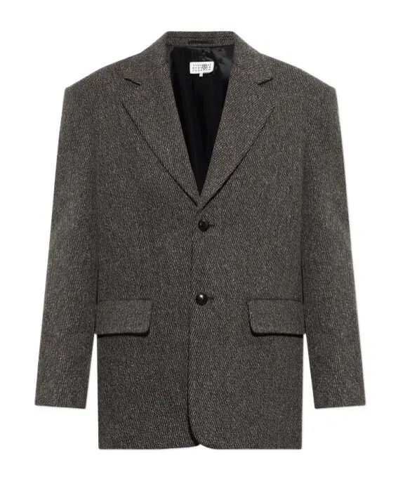 MAISON MARGIELA Wool Tweed Suit Jacket