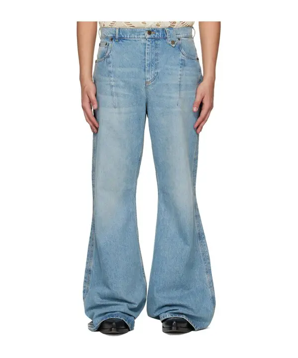 EGONLAB Wide-leg Jeans - Light Blue